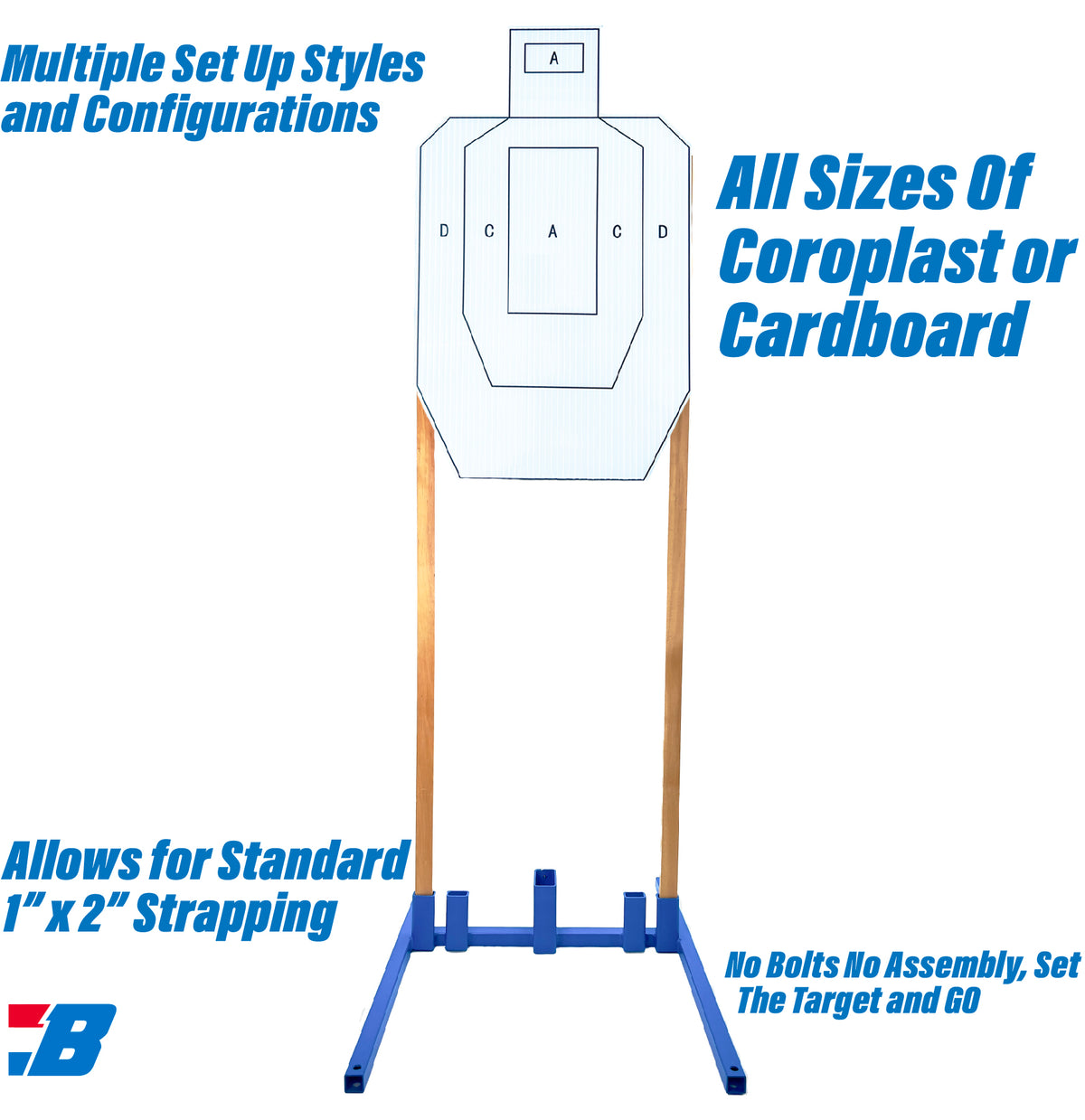 3-in-1 All Steel Stand — BASH TARGET SUPPLY