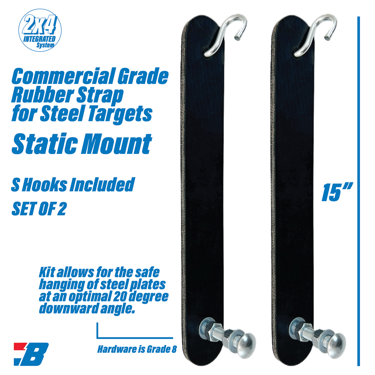 Choose One: STRAP KIT or CHAINS KIT — BASH TARGET SUPPLY